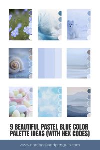 9 Beautiful Pastel Blue Color Palette Ideas: With Hex Codes