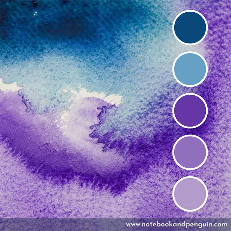 7 Pretty Blue & Purple Color Palette Ideas (With Hex Codes)