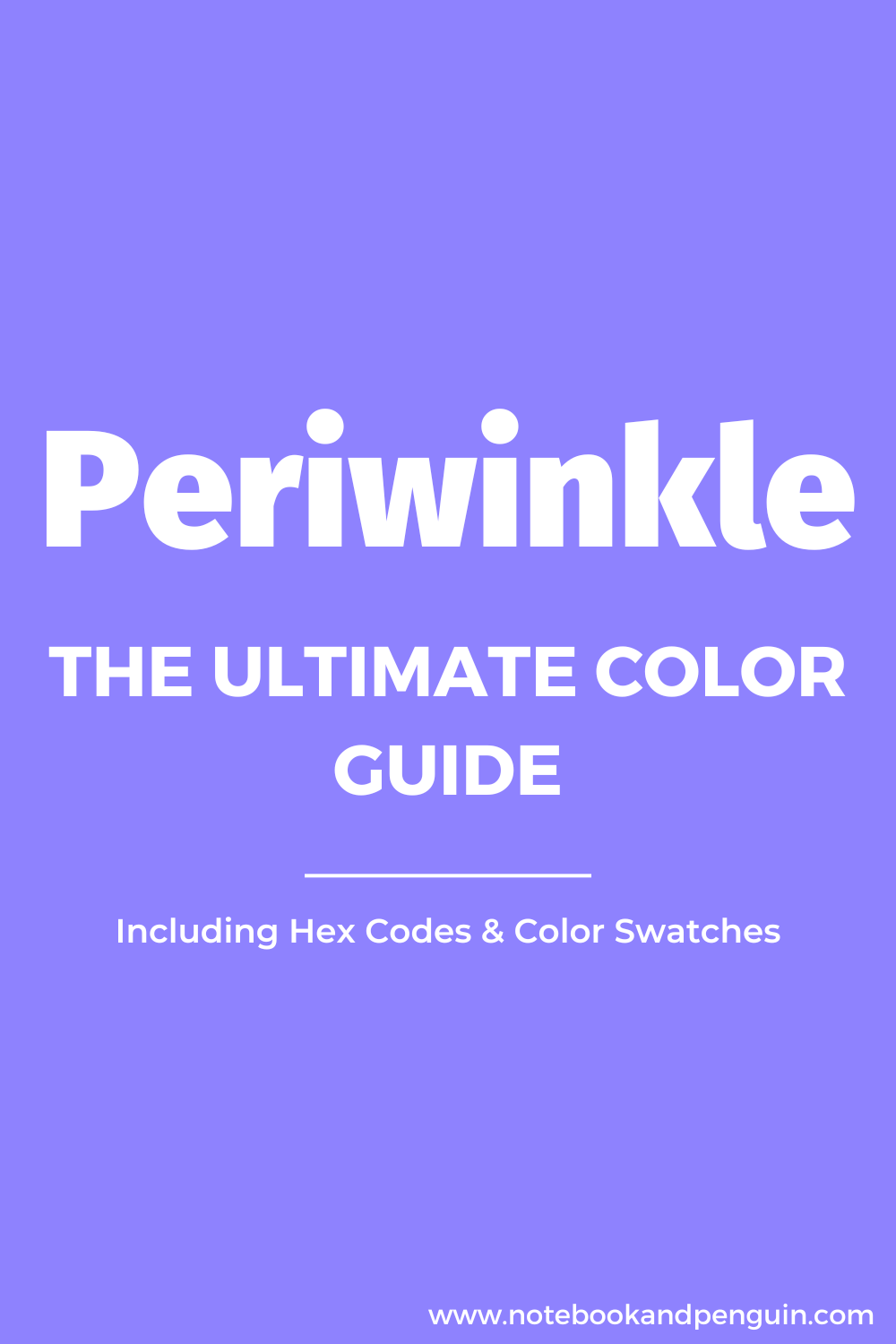 The Periwinkle Color Guide (With Hex Codes & Color Swatches)