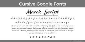 25 Best Cursive Google Fonts (With Examples)