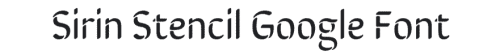 11 Best Google Stencil Fonts - Examples & Ideas