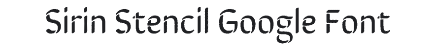 11 Best Google Stencil Fonts - Examples & Ideas