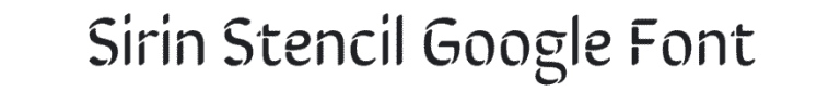 11 Best Google Stencil Fonts - Examples & Ideas