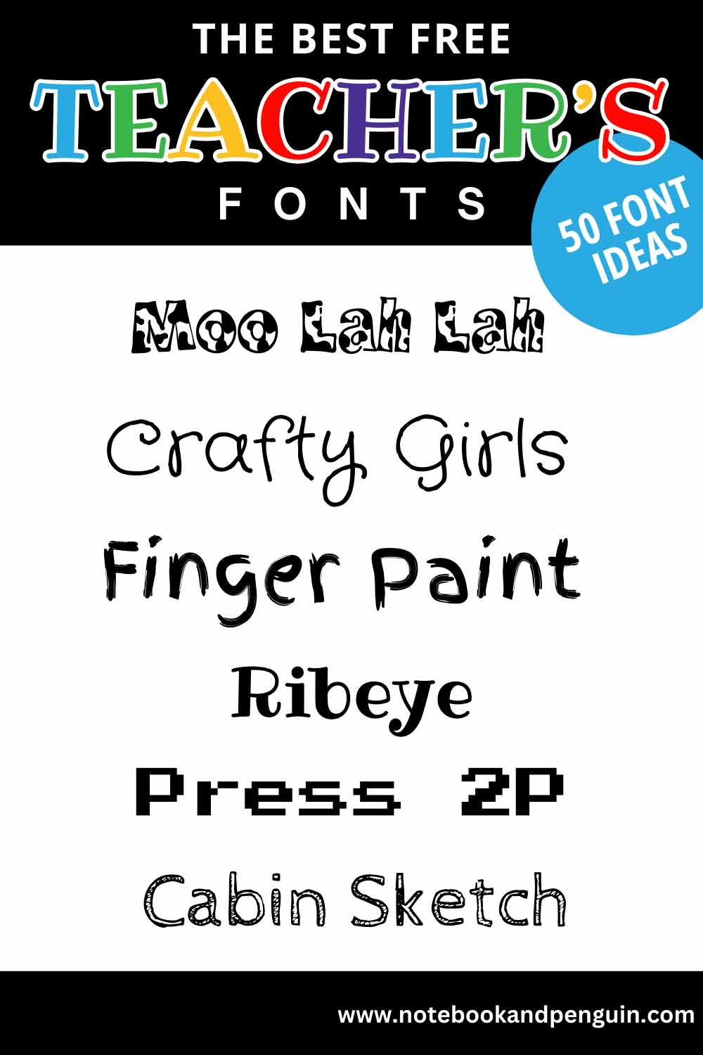 50 Cool Google Fonts For Kids & Teachers (With Examples)