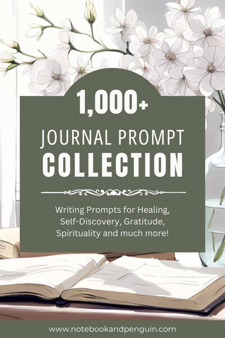 1,000+ Journal Prompt Library (Free Writing Prompts)