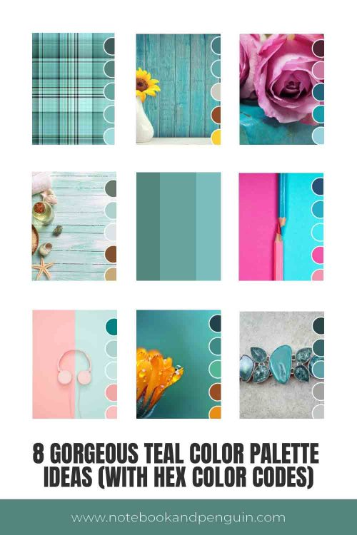 8 Gorgeous Teal Color Palette Ideas (With Hex Color Codes)