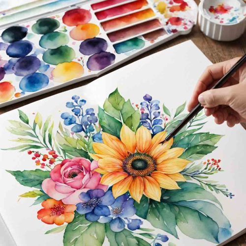How To Create Watercolor Coloring Books To Sell (Easy Way)