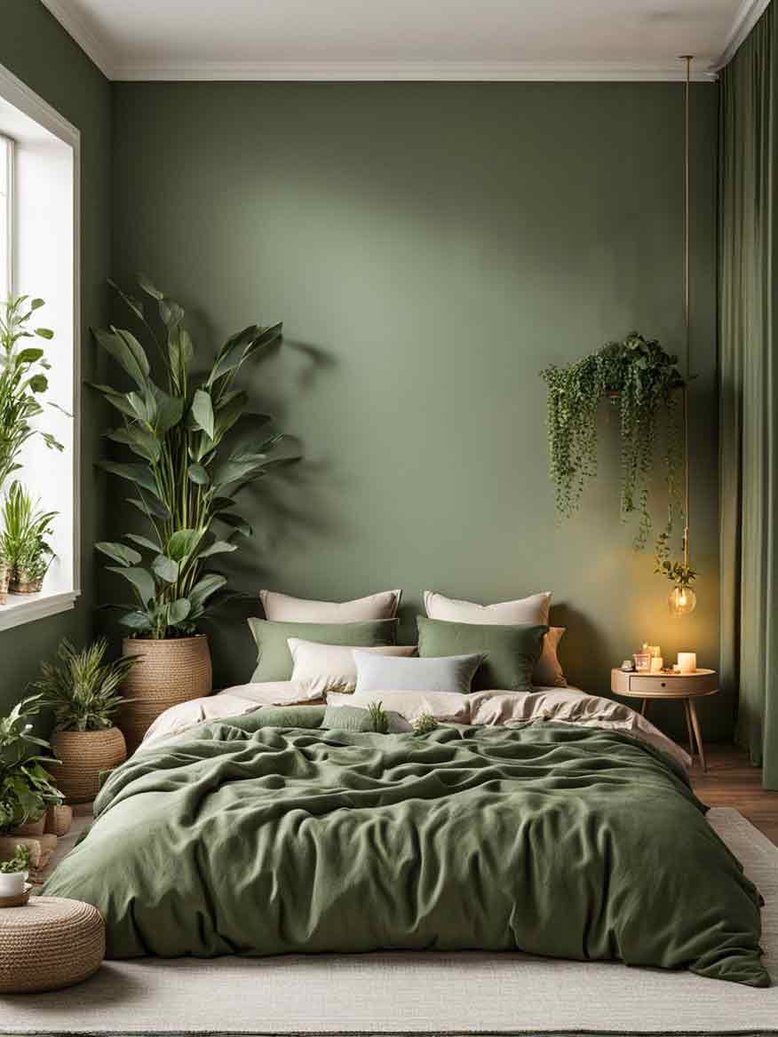 Sage Green Color Palette Bedroom