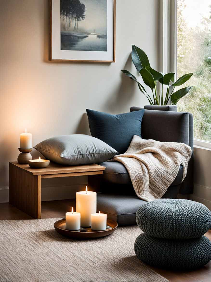 15+ Meditation Corner Ideas For Bedrooms & Small Spaces