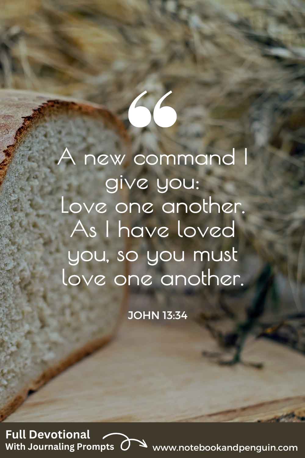 Daily Devotional: John 13:34 (The Last Supper- Maundy Thursday)