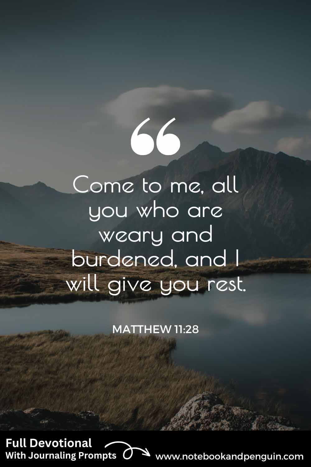 Daily Devotional: Matthew 11:28 (Finding Rest In Jesus)
