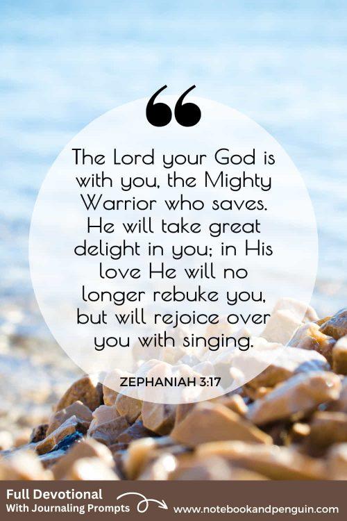 Devotional: Zephaniah 3:17 (God Doesn't Just Love You, He Celebrates You!)