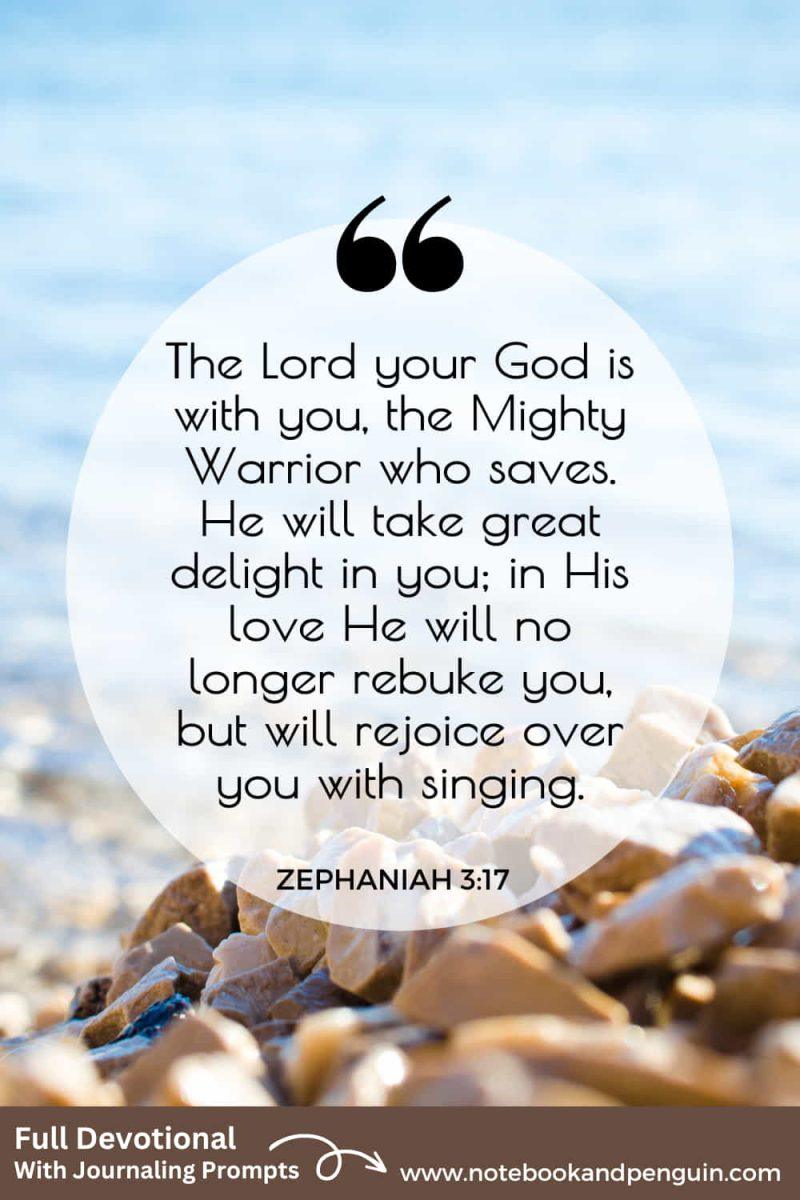 Devotional: Zephaniah 3:17 (God Doesn't Just Love You, He Celebrates You!)