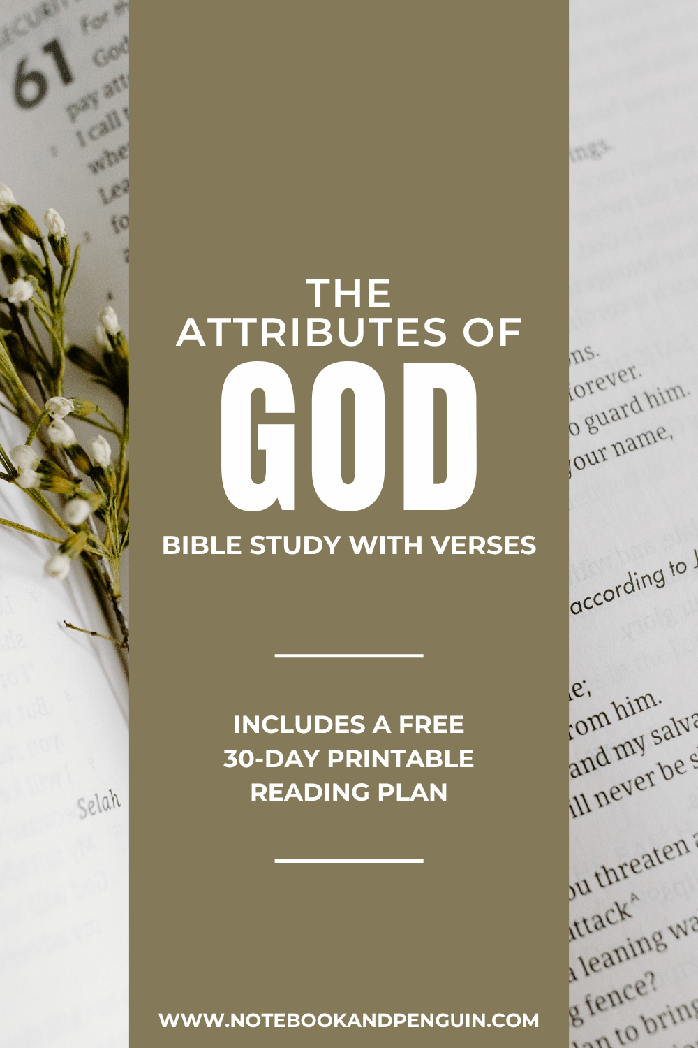 30 Awesome Attributes Of God (+ FREE Reading Plan Printable)