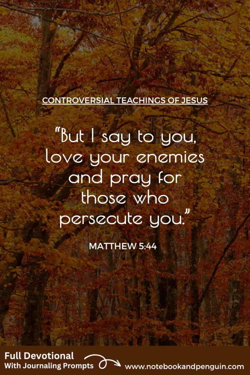 Why Jesus Taught Us To Love Our Enemies (Matthew 5:44)