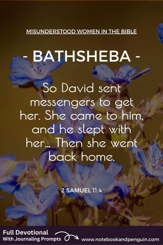 Lessons From Bathsheba: Overcoming Shame And Finding Hope