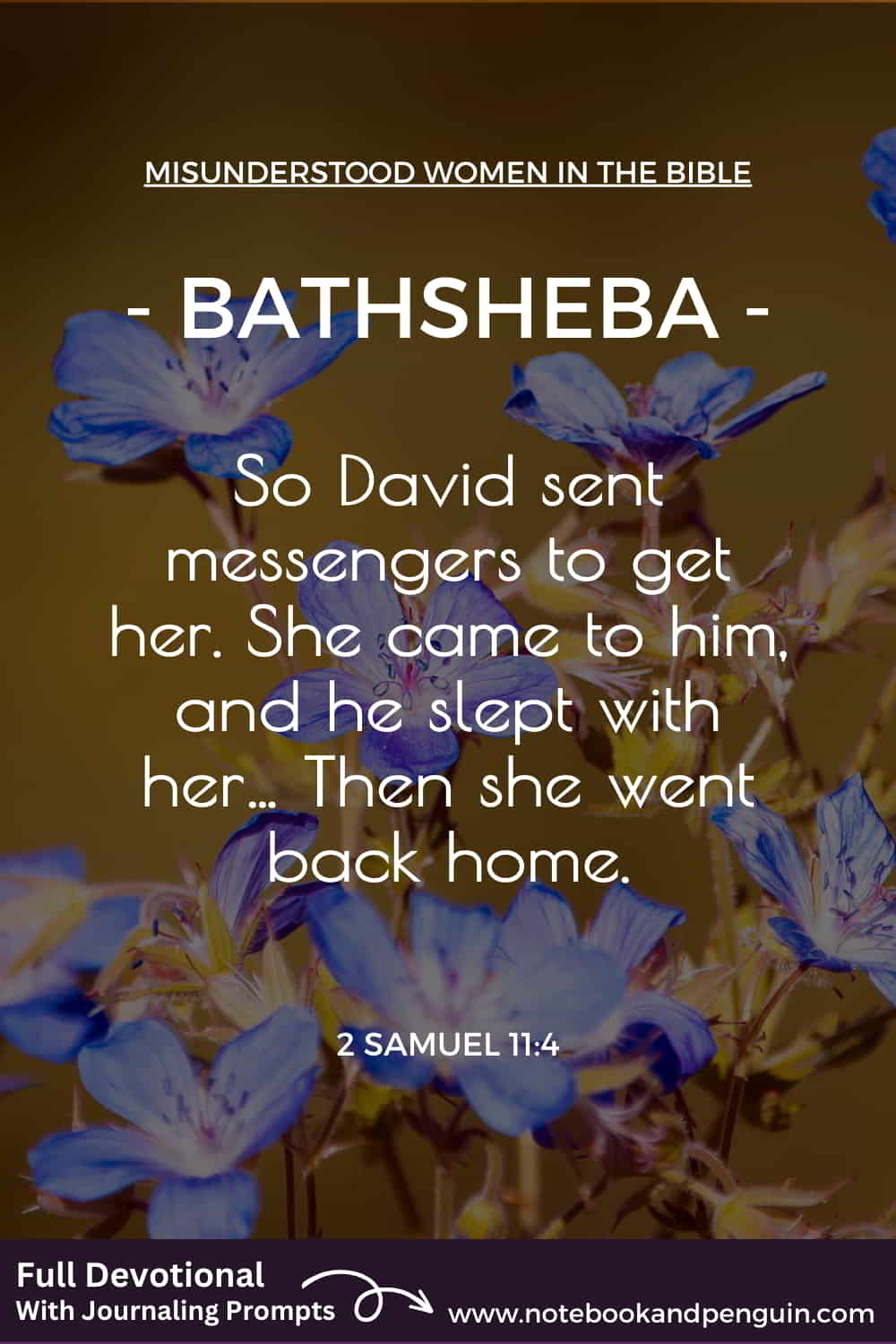 Lessons From Bathsheba: Overcoming Shame And Finding Hope