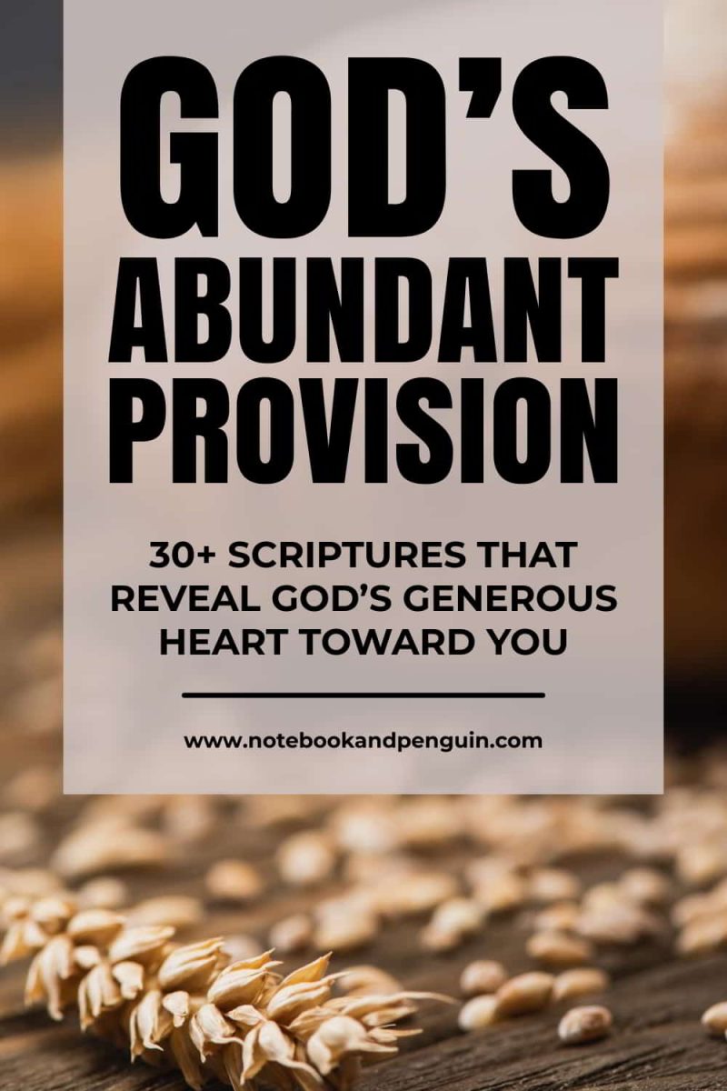 Bible Verses About God’s Provision (With 30+ Scriptures)
