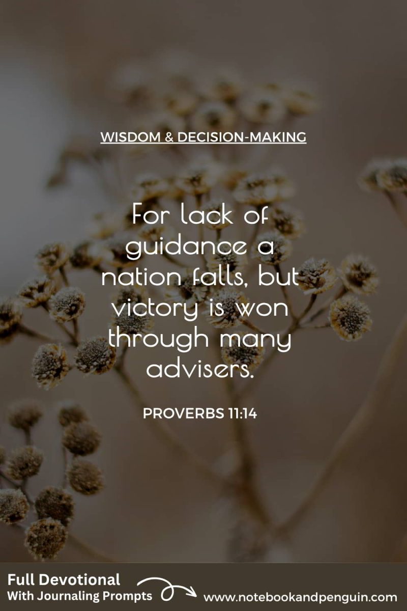 God’s Guidance Through Others: Understanding Proverbs 11:14