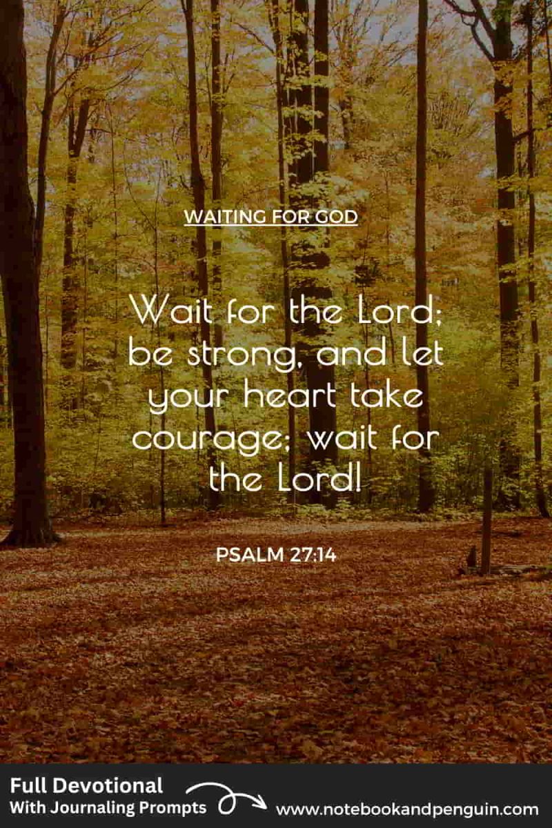 How To Wait For God’s Timing – Psalm 27:14 Explained