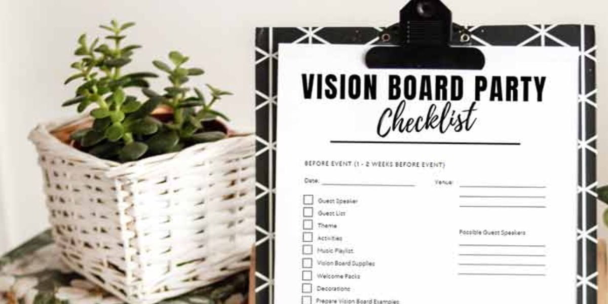 The Best Christian Vision Board Party Checklist (FREE PDF)