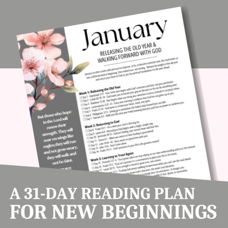 Free January Bible Reading Plan For 2026 (Printable PDF)